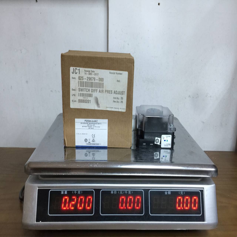 HONEYWELL P233A-4-AAC 差压式气压开关 - 厦门戎丰电气设备有限公司